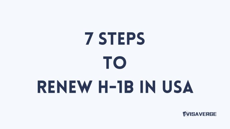 7 Steps to Renew Your H-1B Nonimmigrant Visa in the United States ...