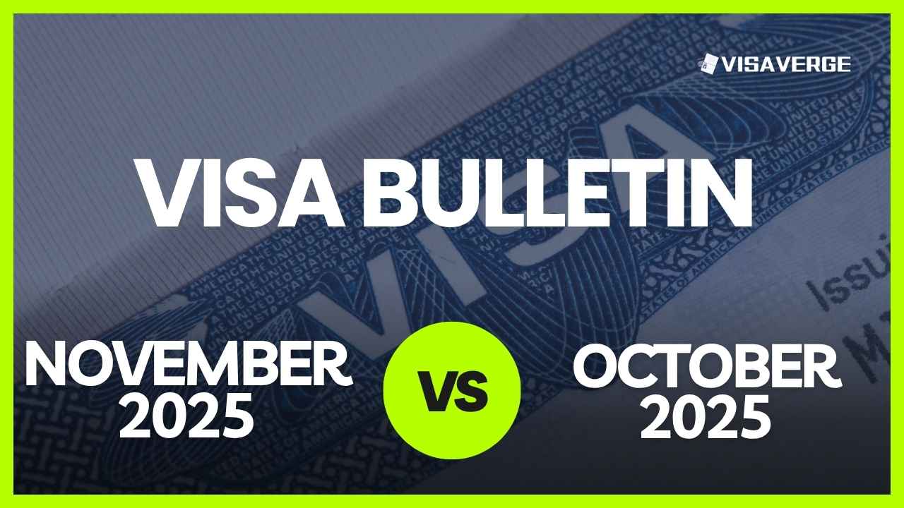 November 2025 vs. October 2025 Visa Bulletins — What Changed (and What ...