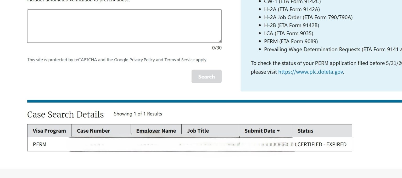 DOL and U.S. Say Certified - Expired 180-Day I-140 Status Is Routine